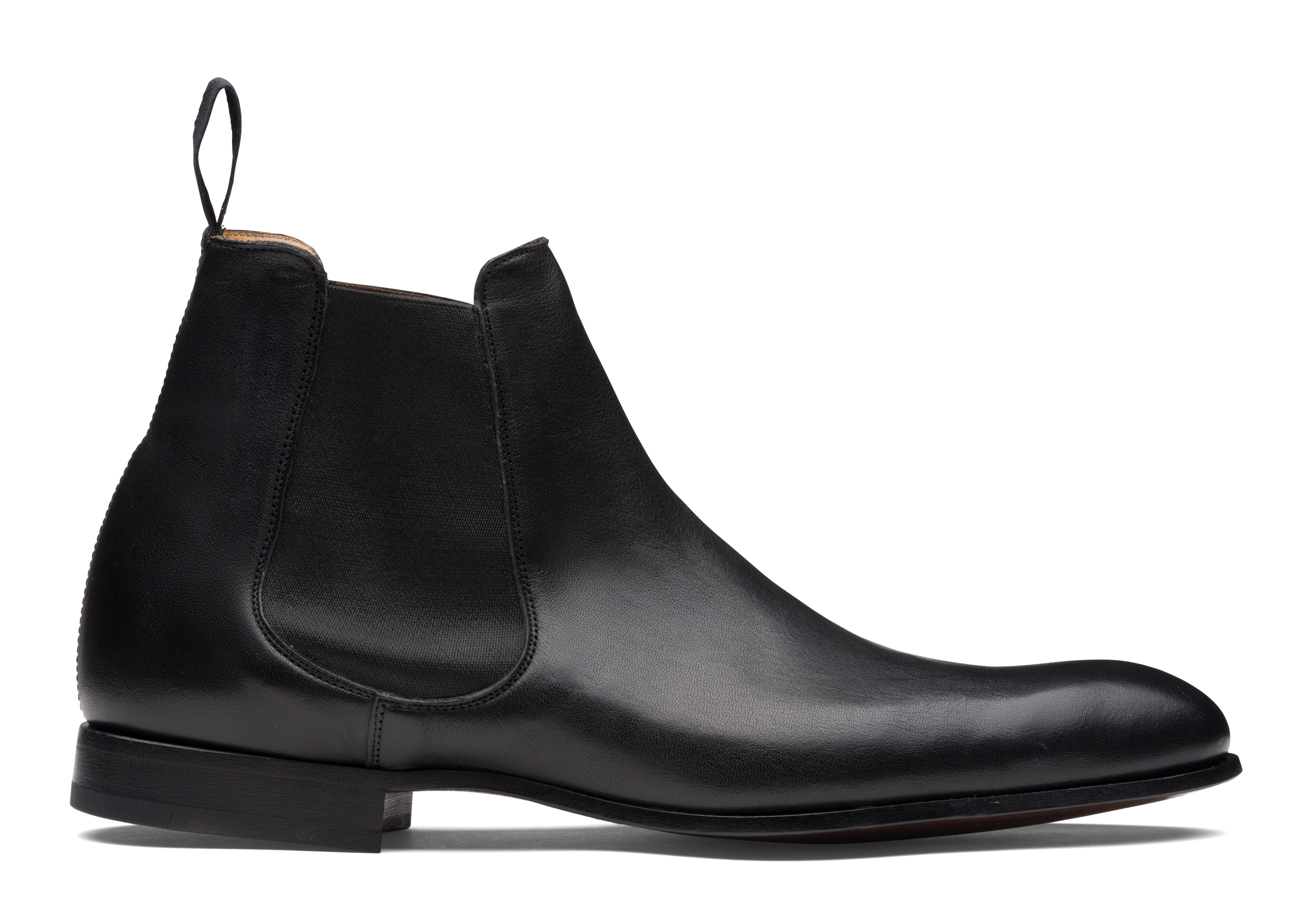 Black Vintage Calf Leather Chelsea Boot | Church's