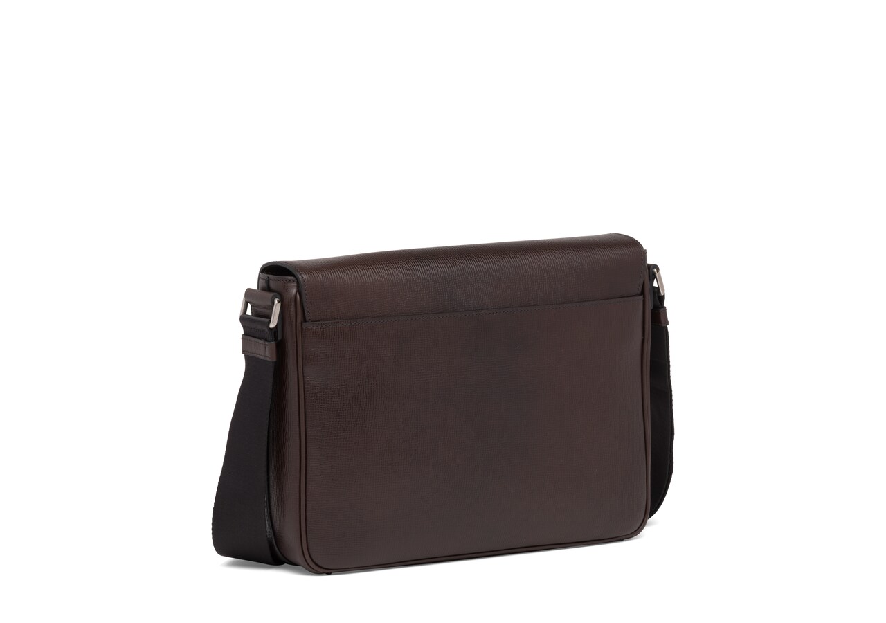 Clarendon St James Leather Messenger Bag Brown | Church's