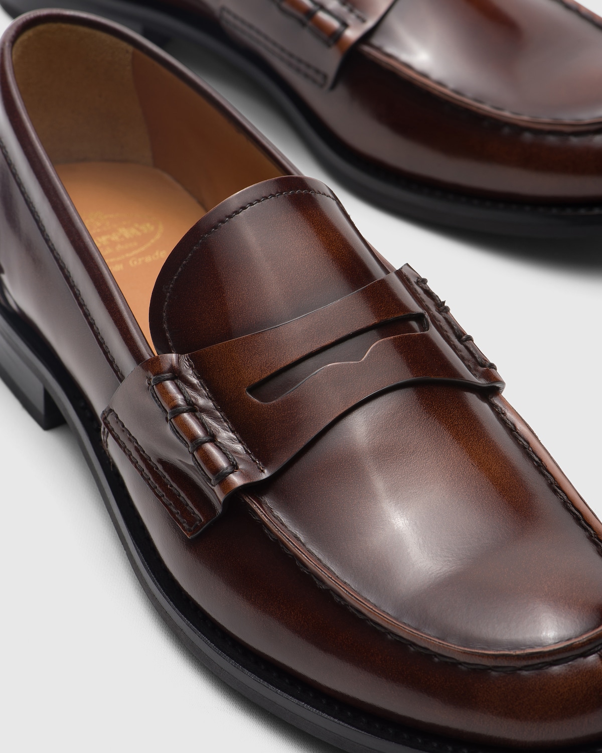 Tabac Mocassin effet fumé poli | Church's