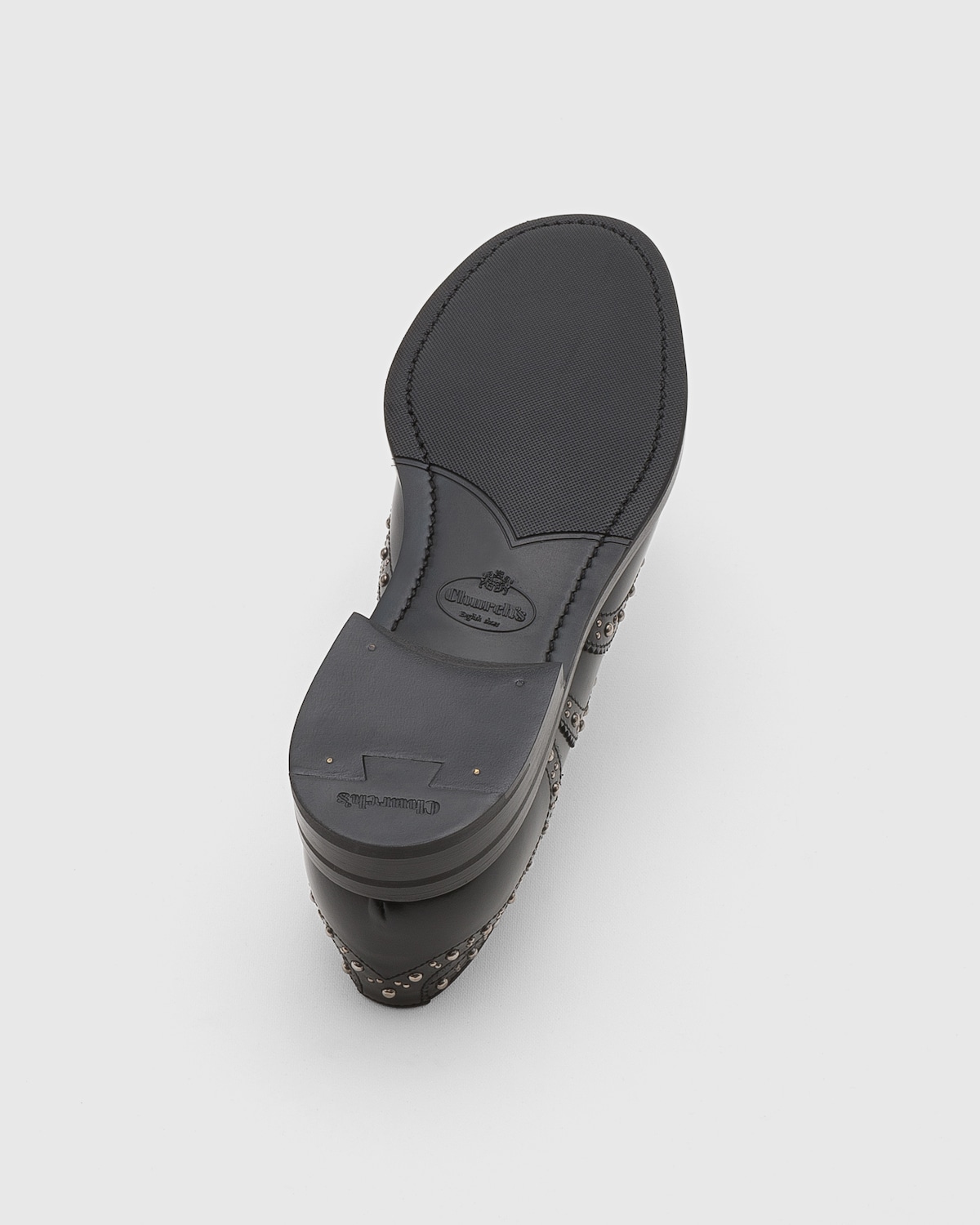 Black Polished Binder Oxford Brogue with Studs | Church's