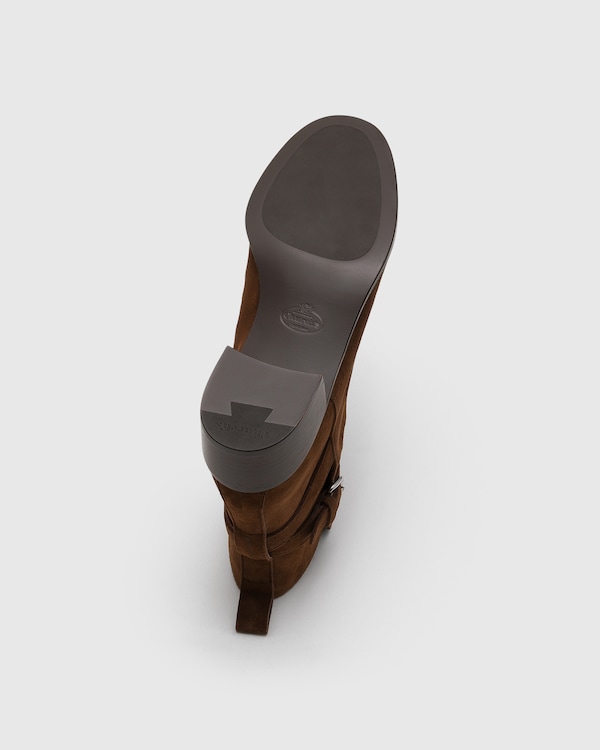 Brown Suede Boot with Antique Finish | Church's