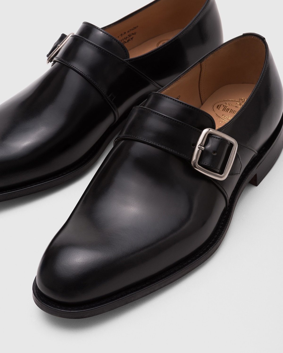 Black Polished Binder Monk Strap | Church's