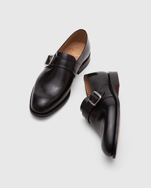 Black Polished Binder Monk Strap | Church's