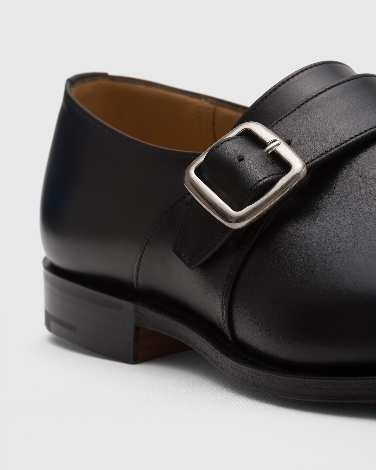 Black Calf Leather Monk Strap | Church's