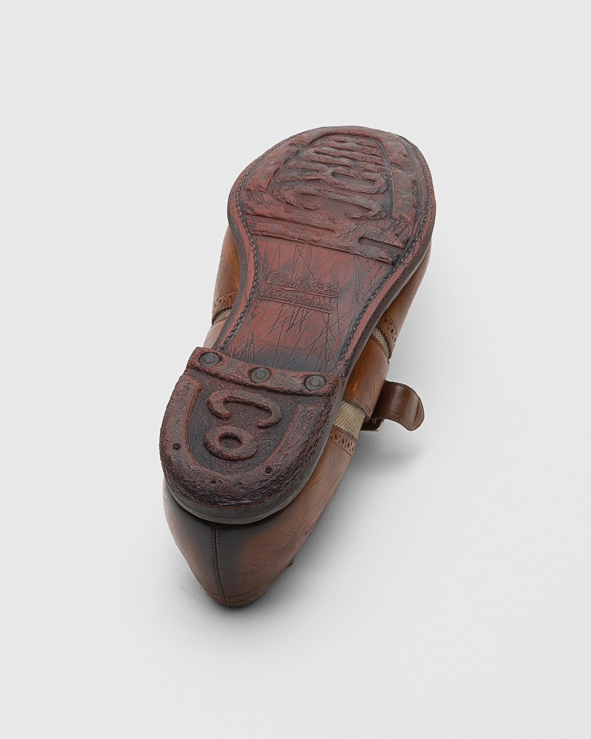 Brandy/Ecru Monk Straps in calfskin and fabric | Church's