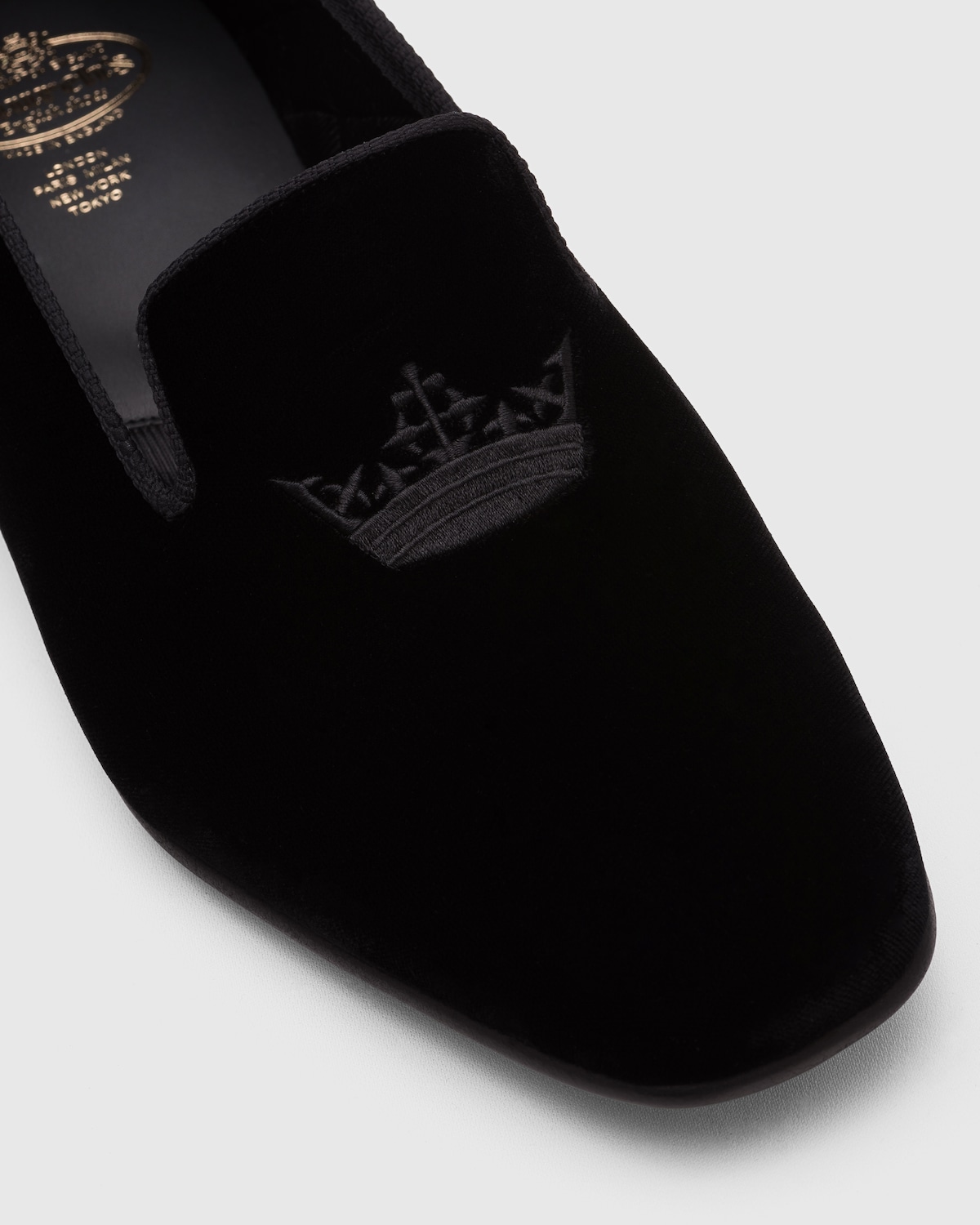 Mocassino in Velluto Crown Nero | Church's